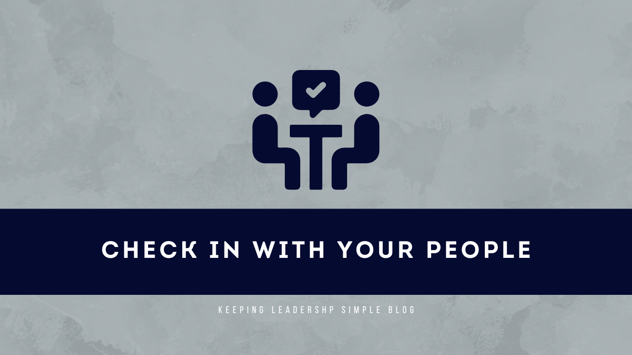 Check In With Your People