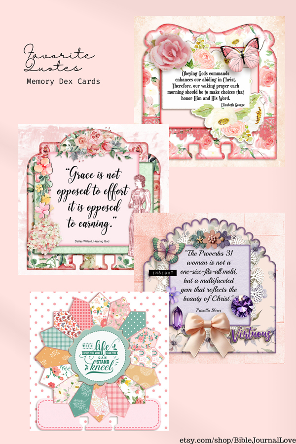 Memory Dex Cards: Quotes | DigitalScrapbook.com Digital Scrapbooking Forums