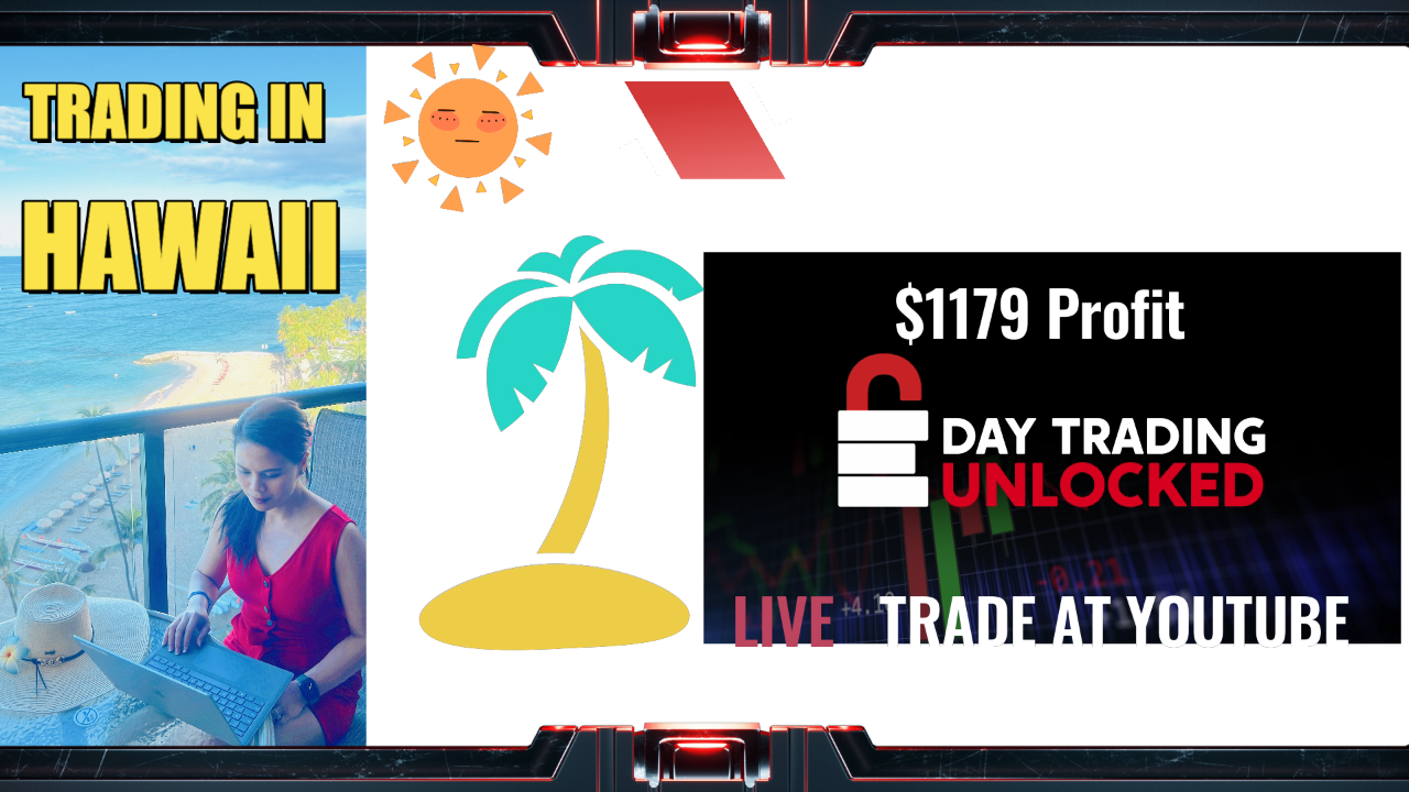 Trading by the beach and making $1179