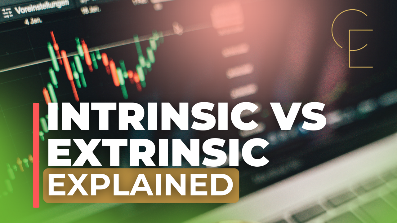 The Two Parts of Every Option: Intrinsic vs. Extrinsic Value