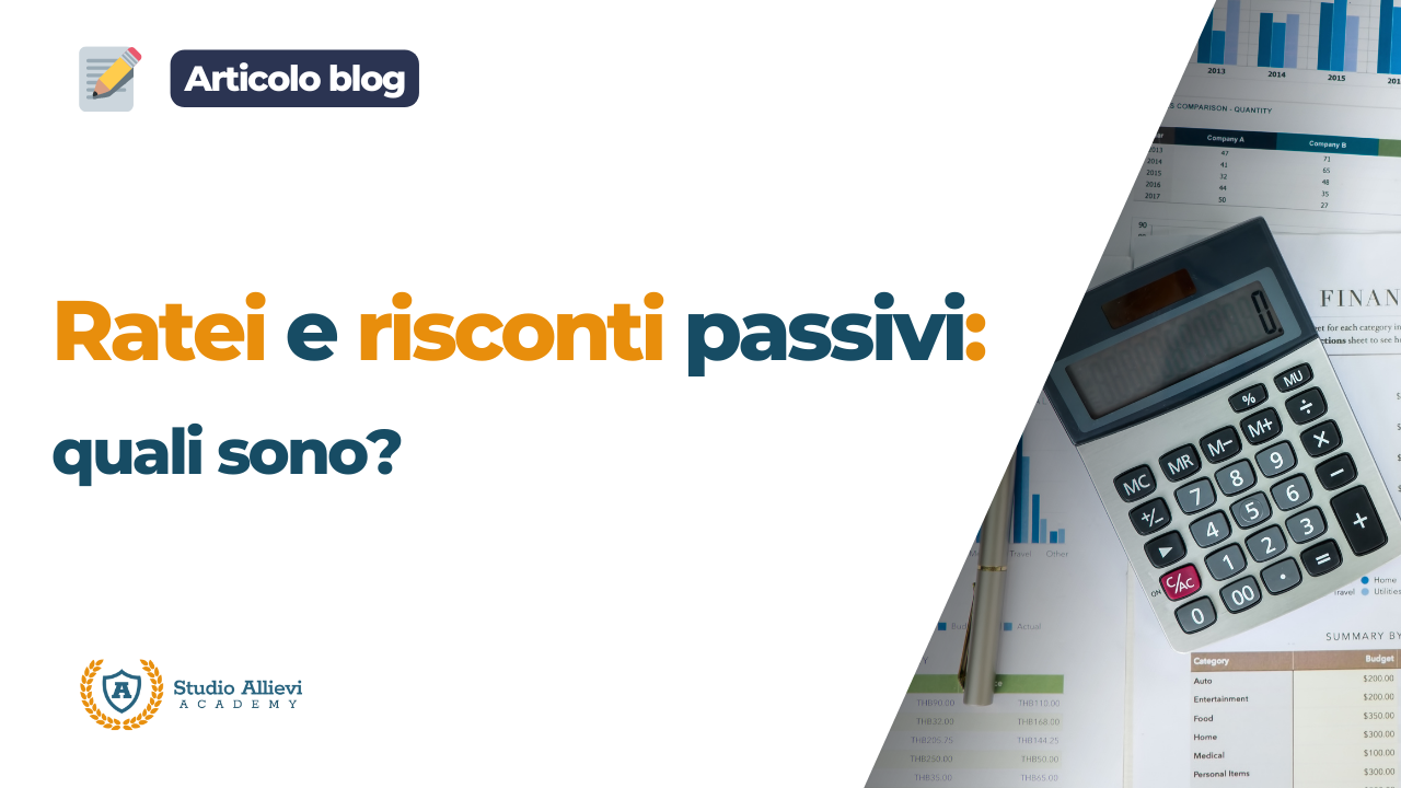 Ratei e risconti passivi