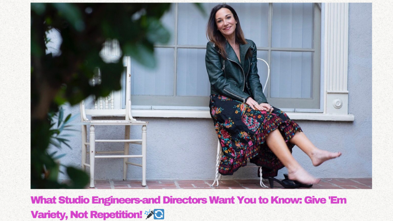What Studio Engineers (and Directors) Want You to Know!