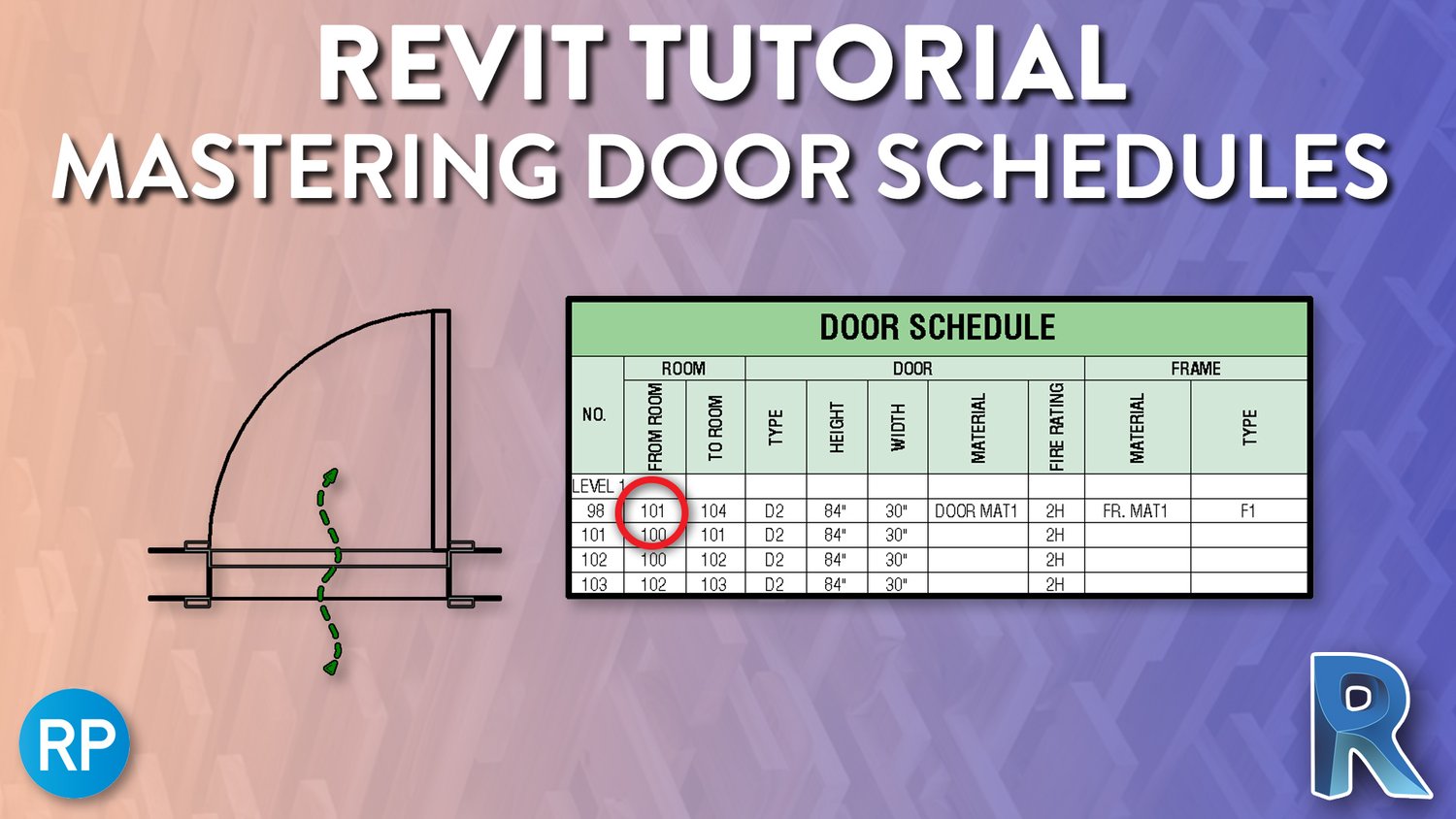 6 Tips to Master Door Schedules in Revit | BIM Pure Blog