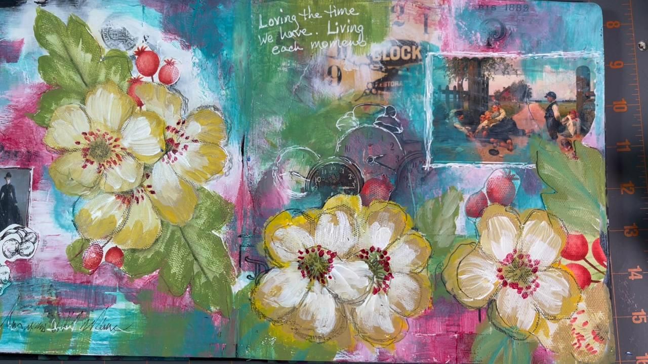 "Layers of Becoming: A 7-Step Collage Journey for Inner Renewal"