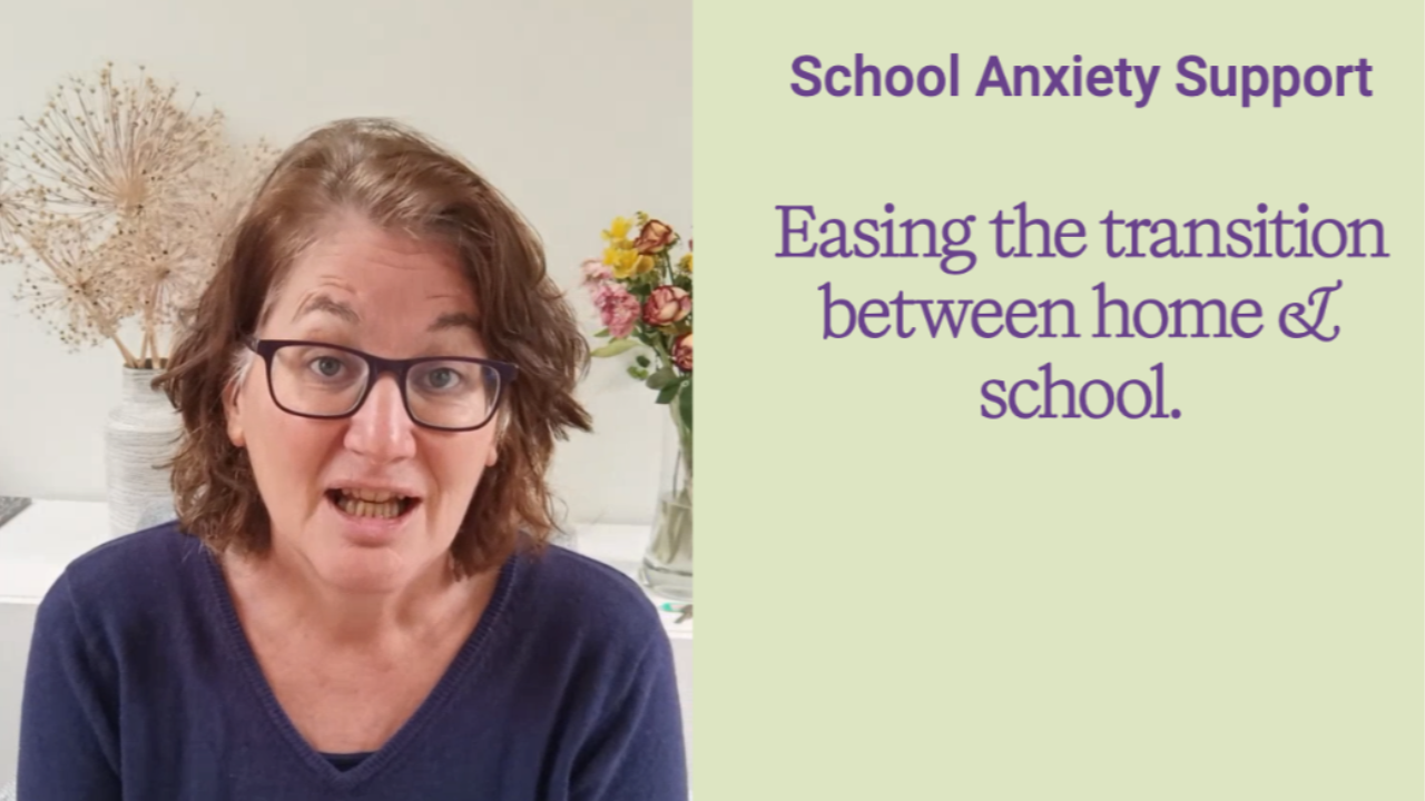 How to ease the transition between home and school with visuals.