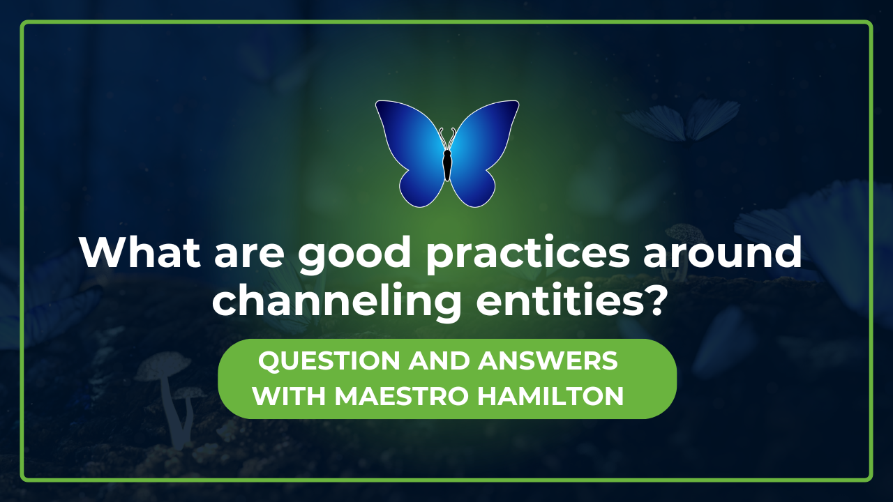 What are good practices around channeling entities?