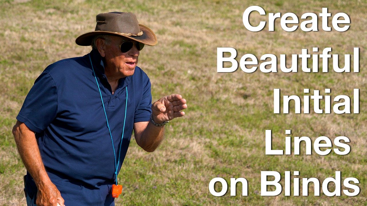 Exquisite Initial Lines on Blinds