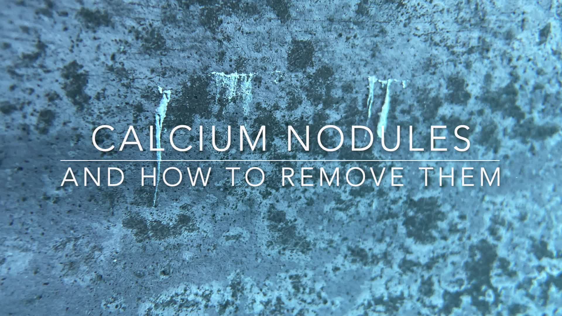 Removing Calcium Nodules From Your Pool