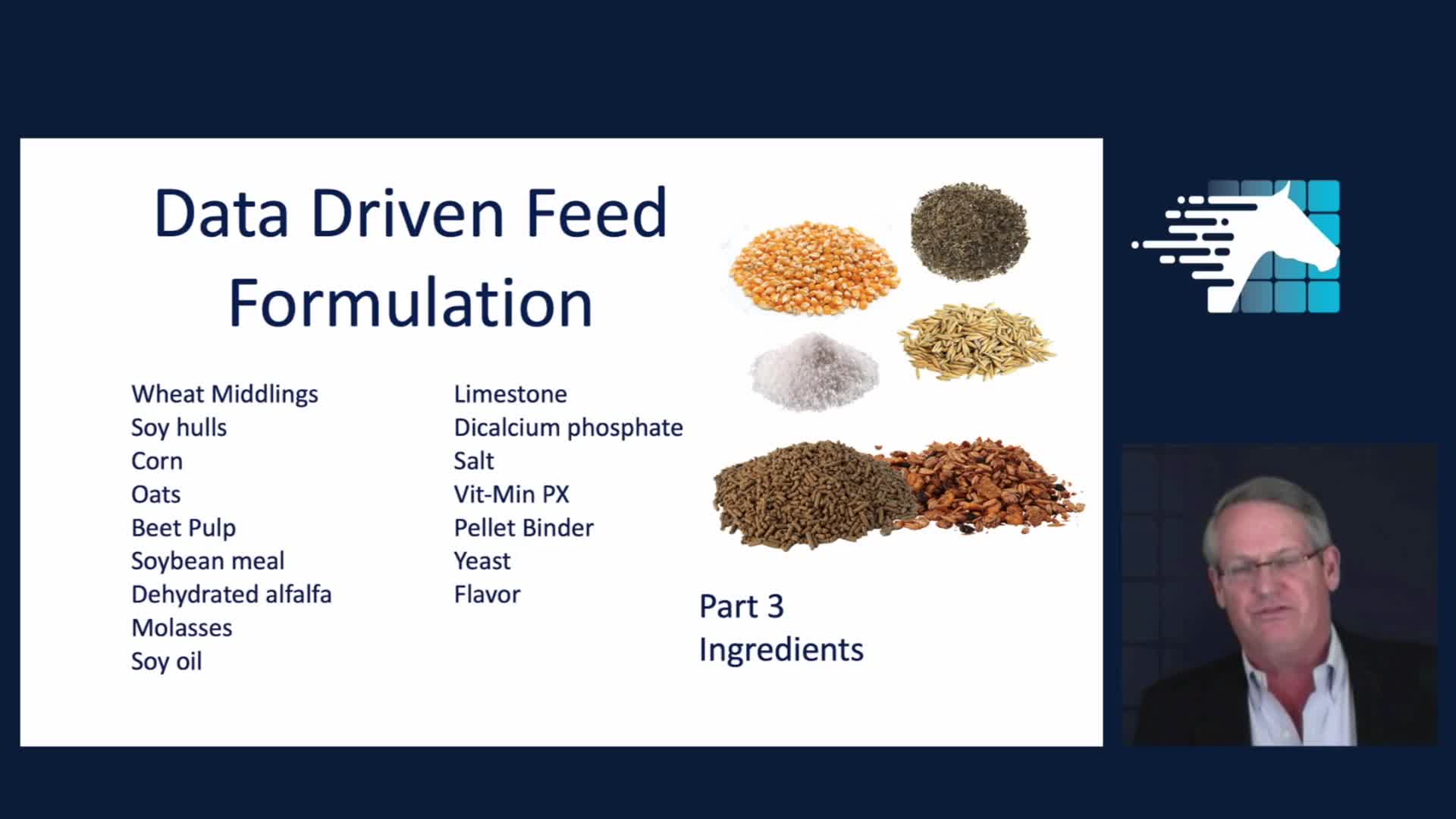 Data-Driven Feed Formulation Part 3: Ingredients