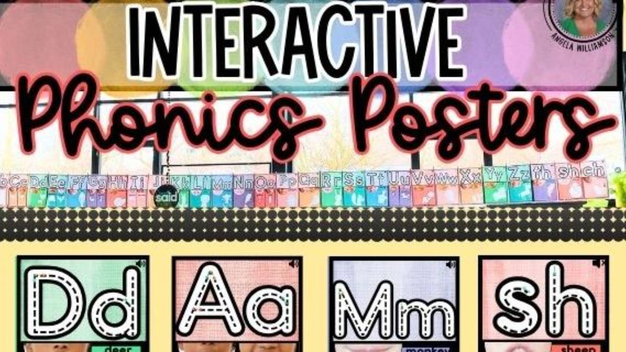 Phonics Posters Help to Teach Letters, Sounds, and Sight Words