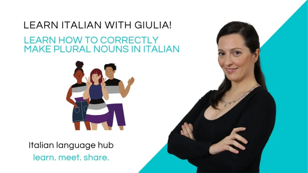 Italian Singular And Plural Nouns