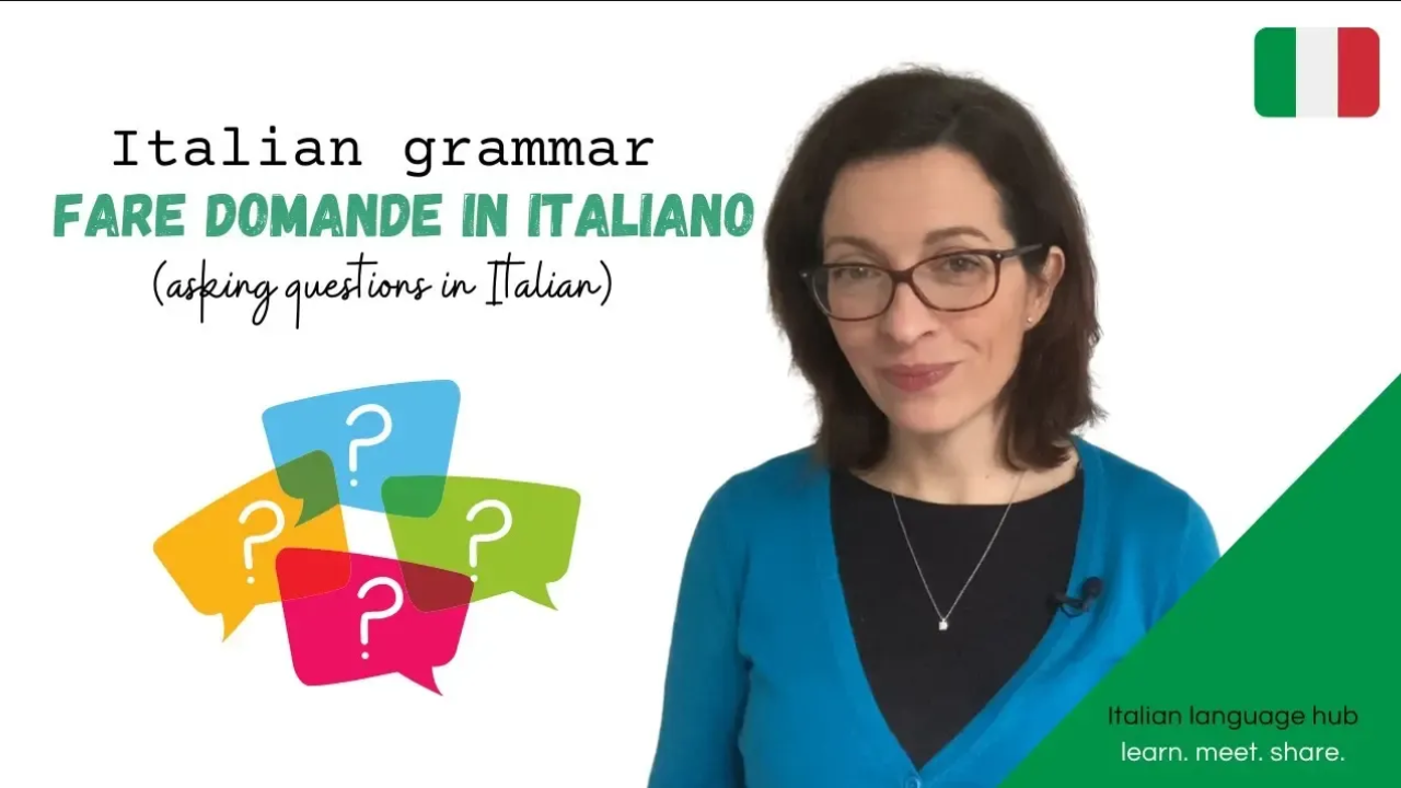 How to ask a question in Italian
