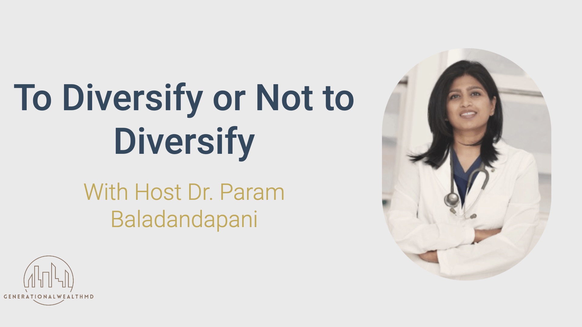 To Diversify or Not to Diversify