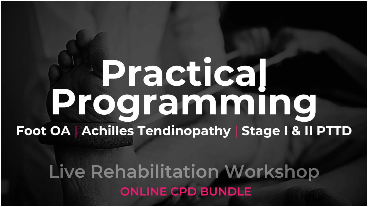 Live Podiatry CPD Workshops & Seminars