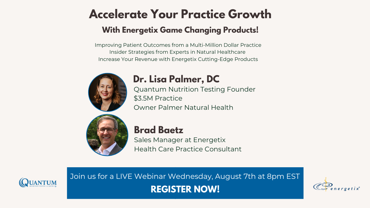 Quantum Nutriton Testing Academy: Holistic, Natural, Life Changing