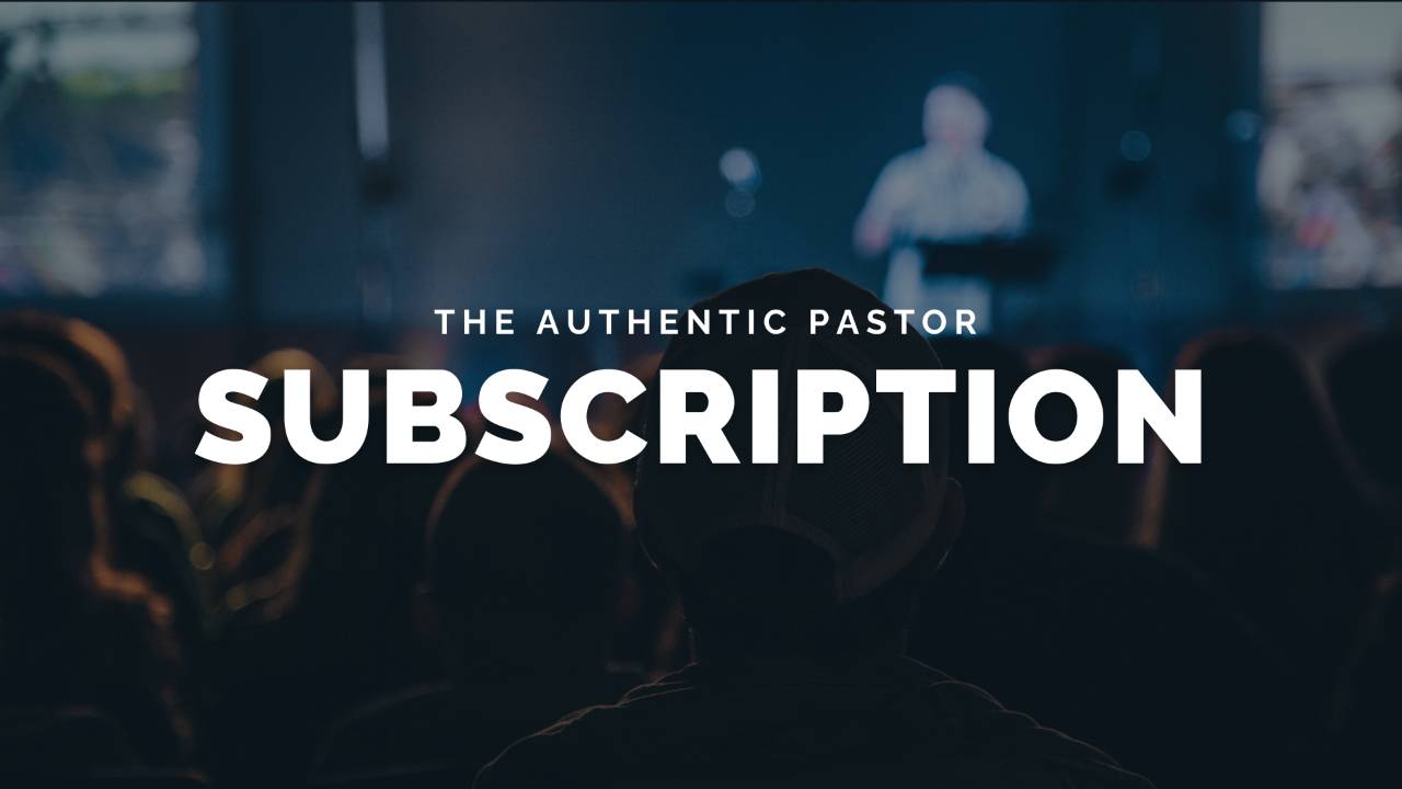 The Authentic Pastor | Weekly Insights for Busy Pastors