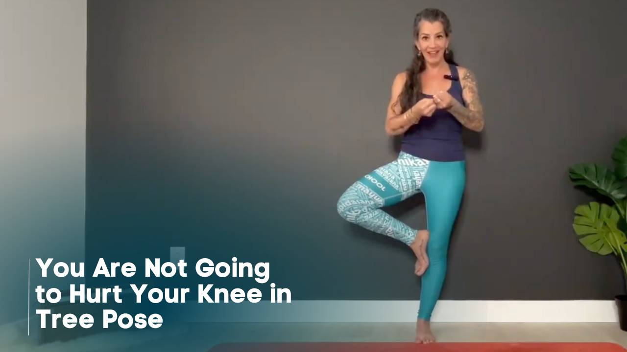 You Are Not Going to Hurt Your Knee in Tree Pose