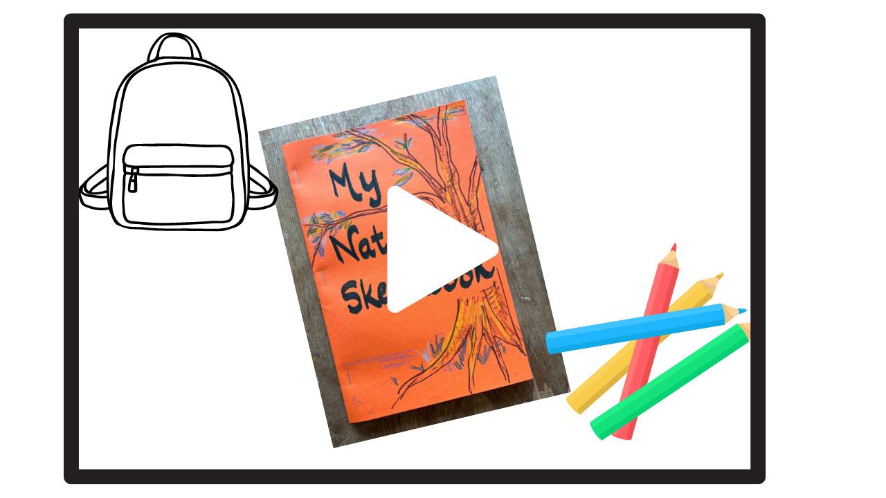 How to make a simple sketchbook for kids