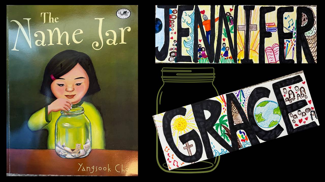 Back to School Name Art