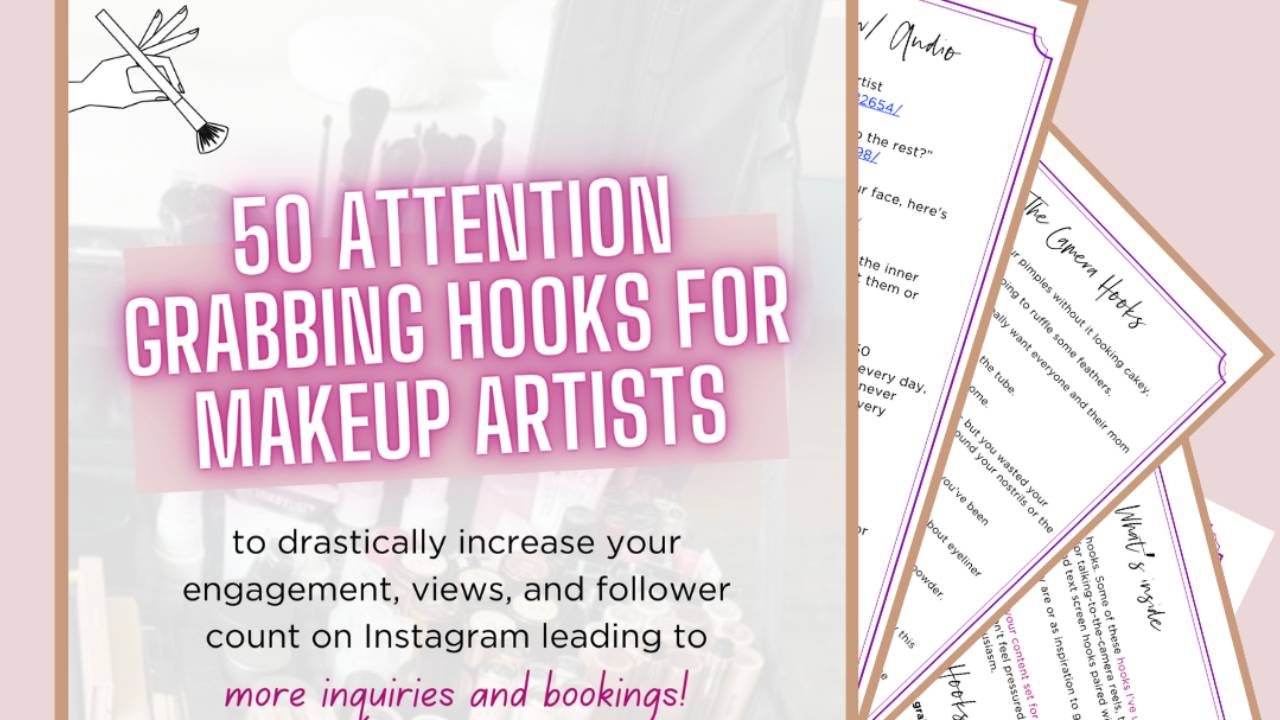 50 Attention Grabbing Hooks for Makeup Artists