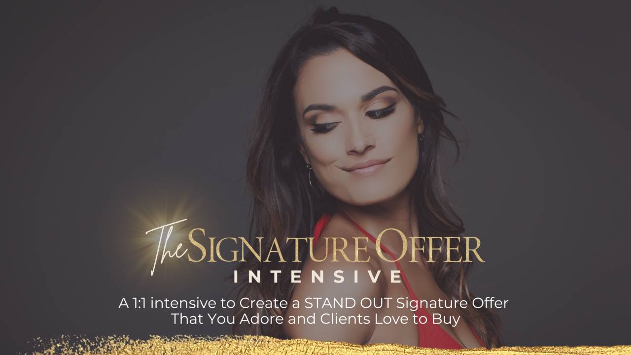Signature Offer Intensive