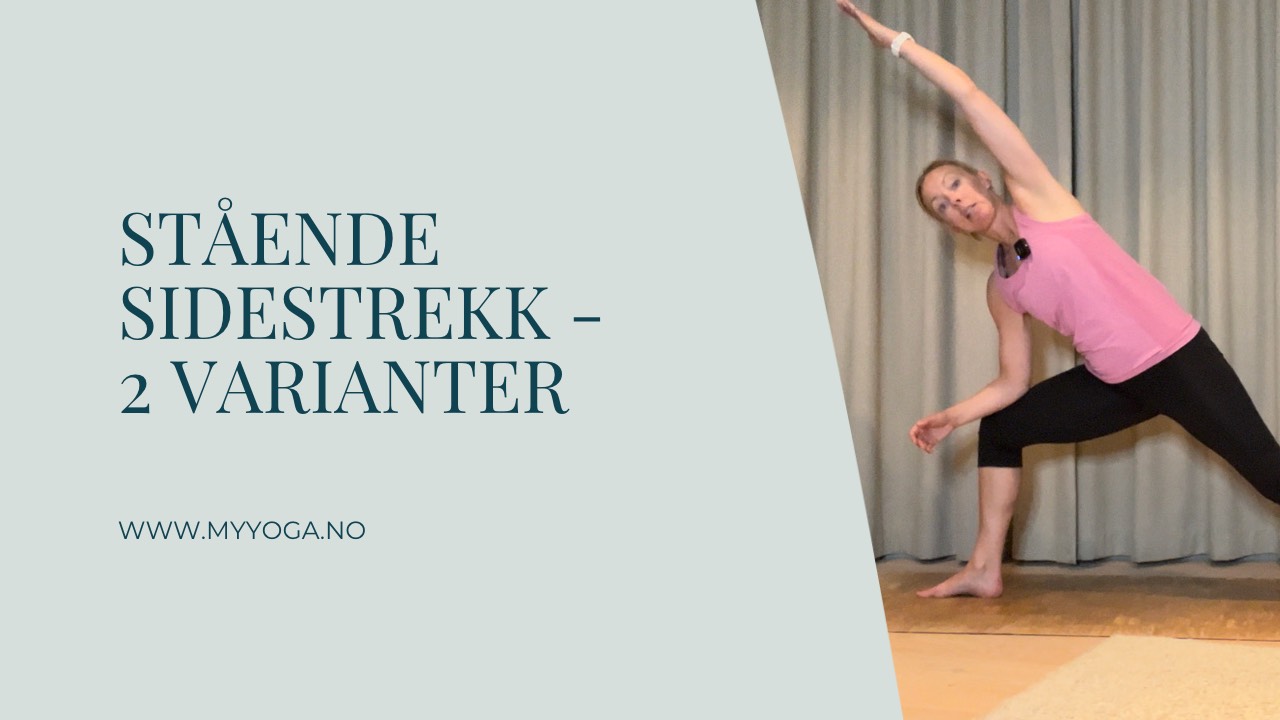 Stående sidestrekk i 2 varianter