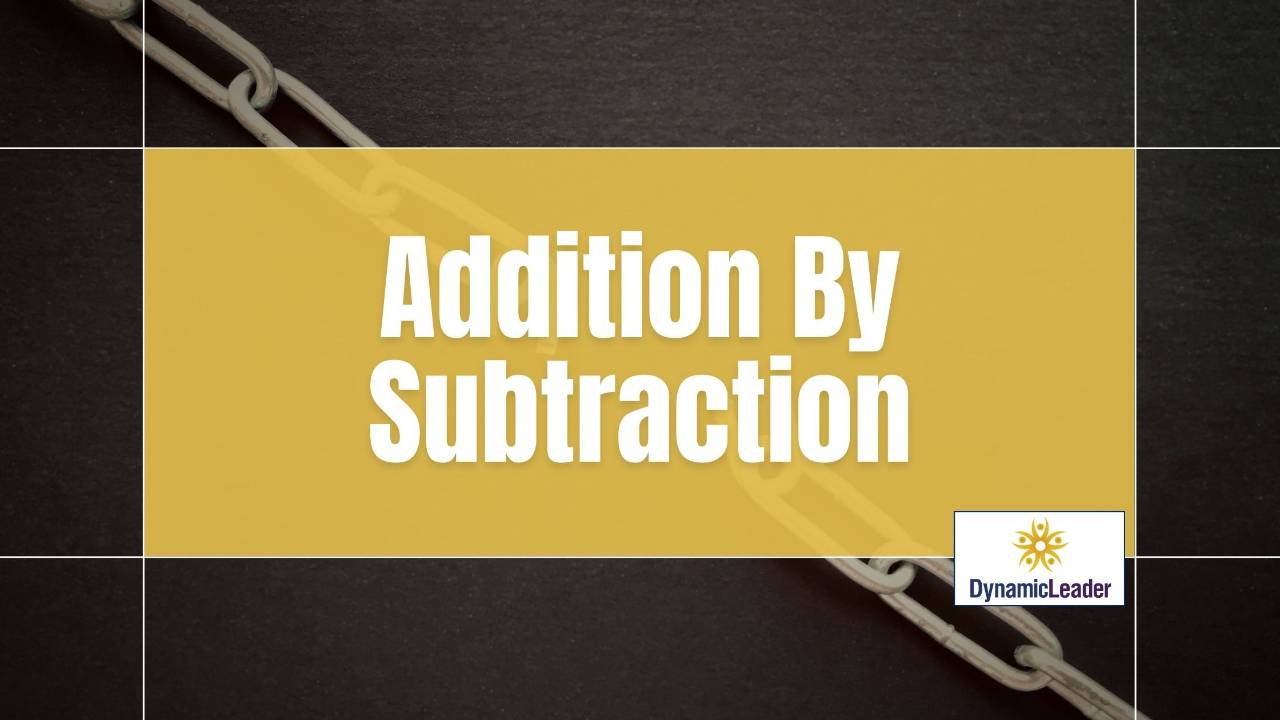 Addition By Subtraction
