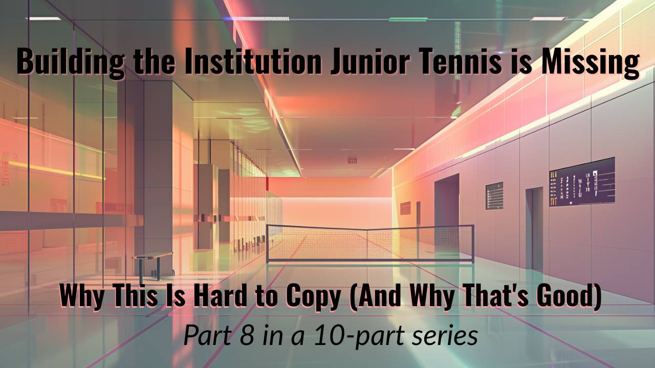 Why This Is Hard to Copy (And Why That's Good)