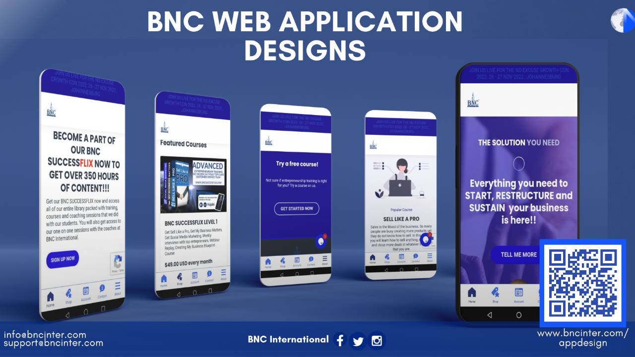 BNC WEB APP DESIGNS