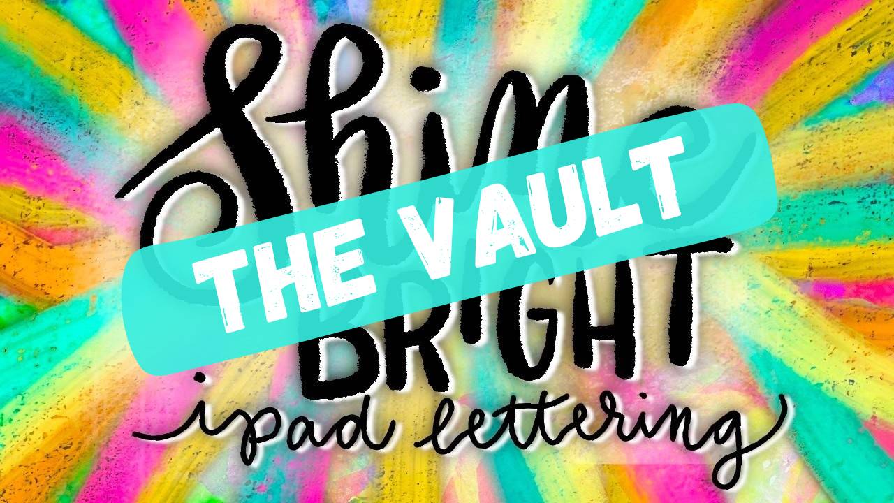 THE VAULT: iPad Art (faith-based) using Procreate