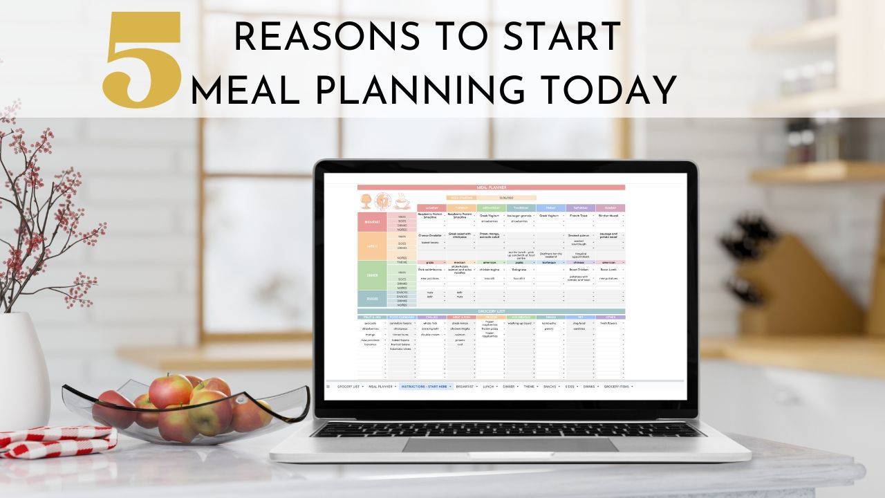 Save Time, Eat Better: 5 Reasons to start Meal Planning