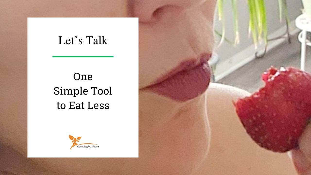 Do this one thing to eat less