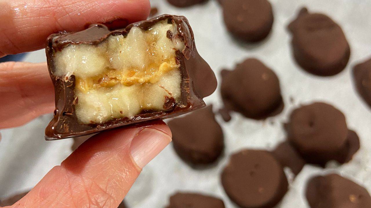 PB Banana Choc Bites Recipe
