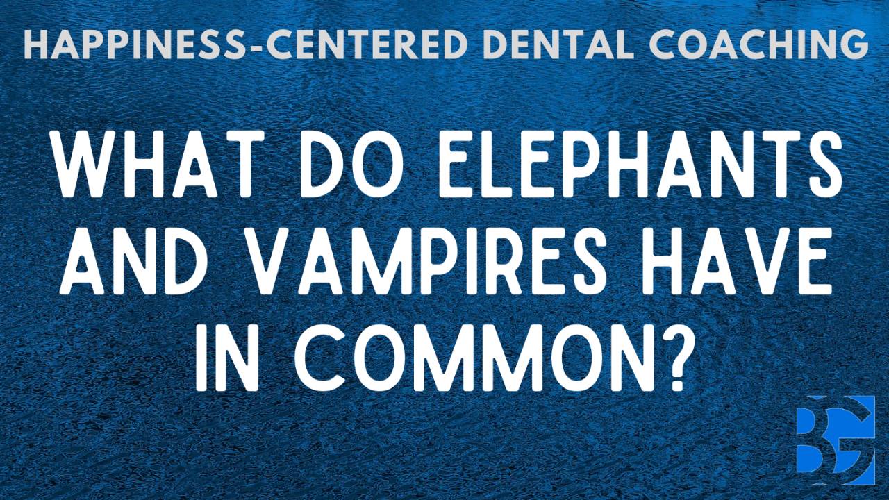 What do elephants and vampires have in common?