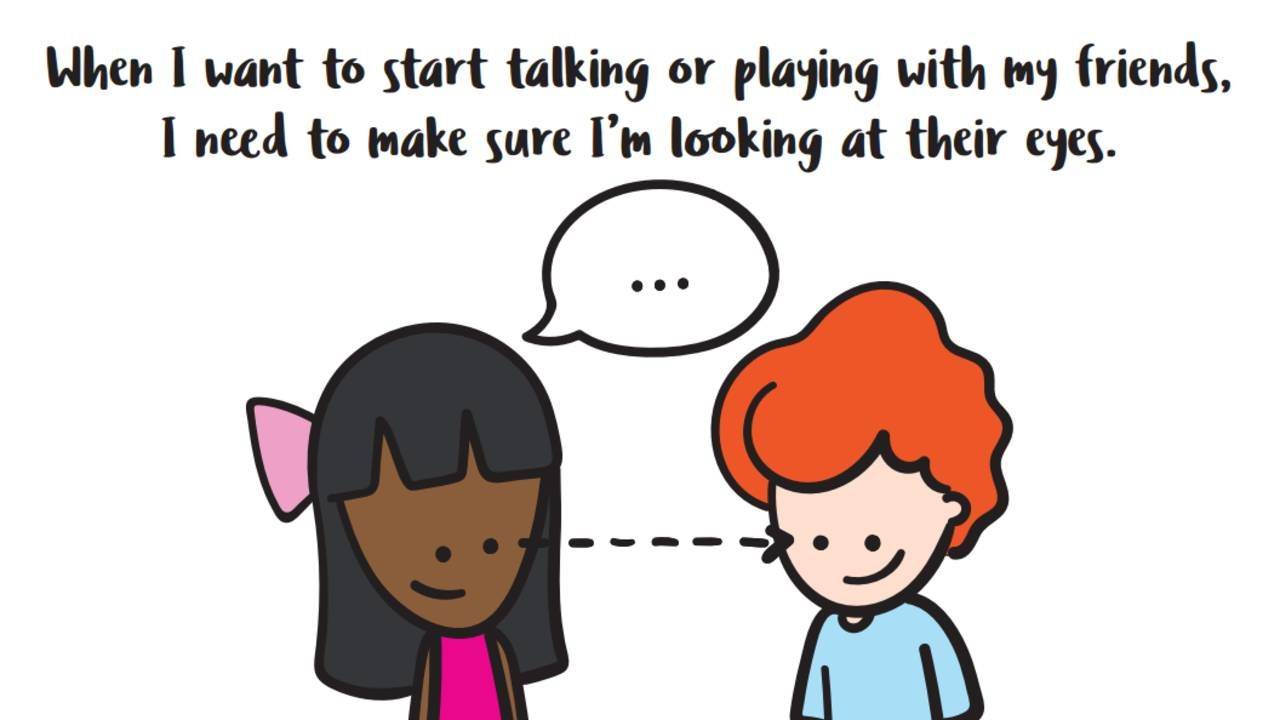 Download Eye Contact Social Story