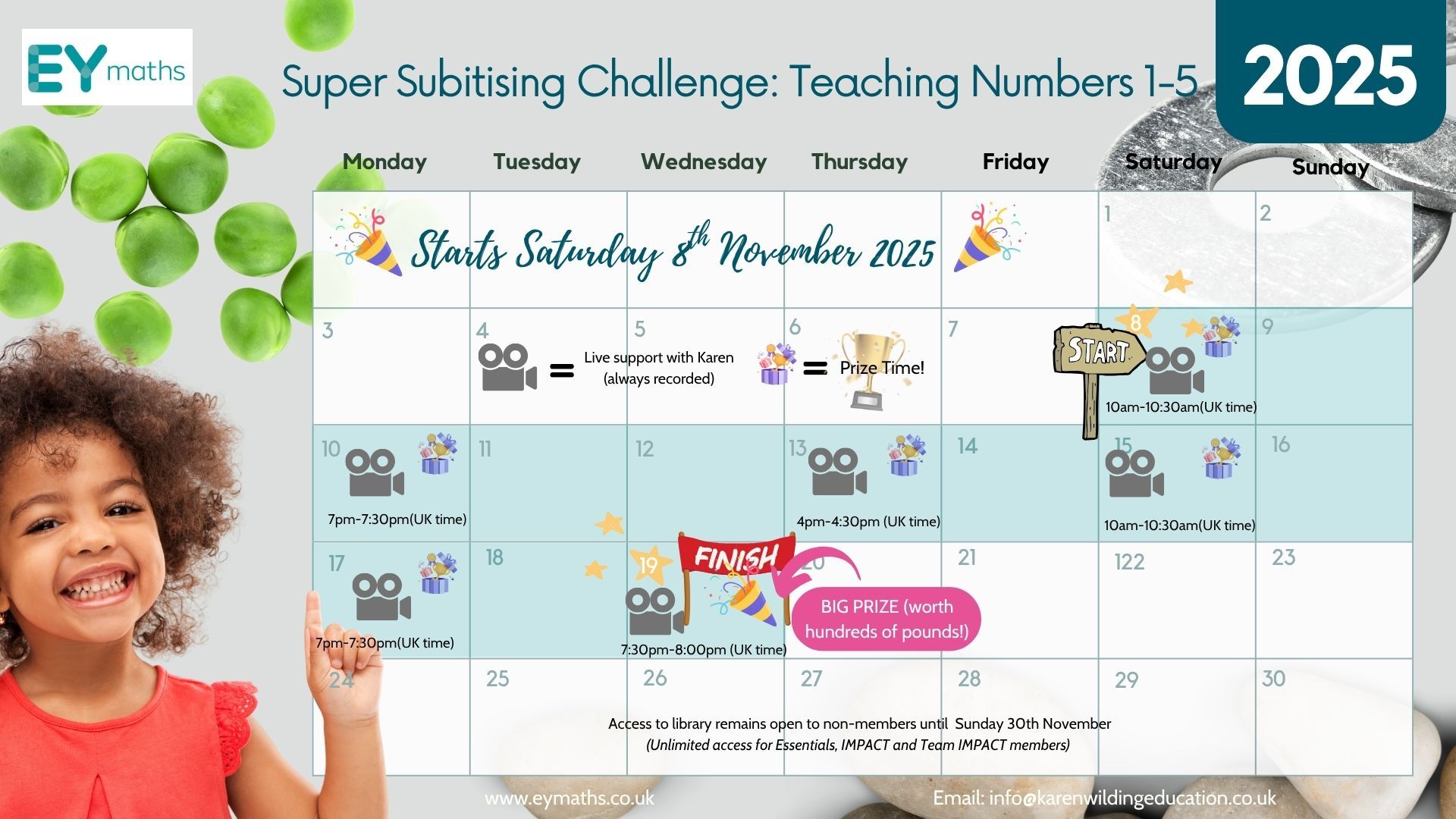 FREE 'Super Subitising Challenge: Teaching Numbers 1-5'