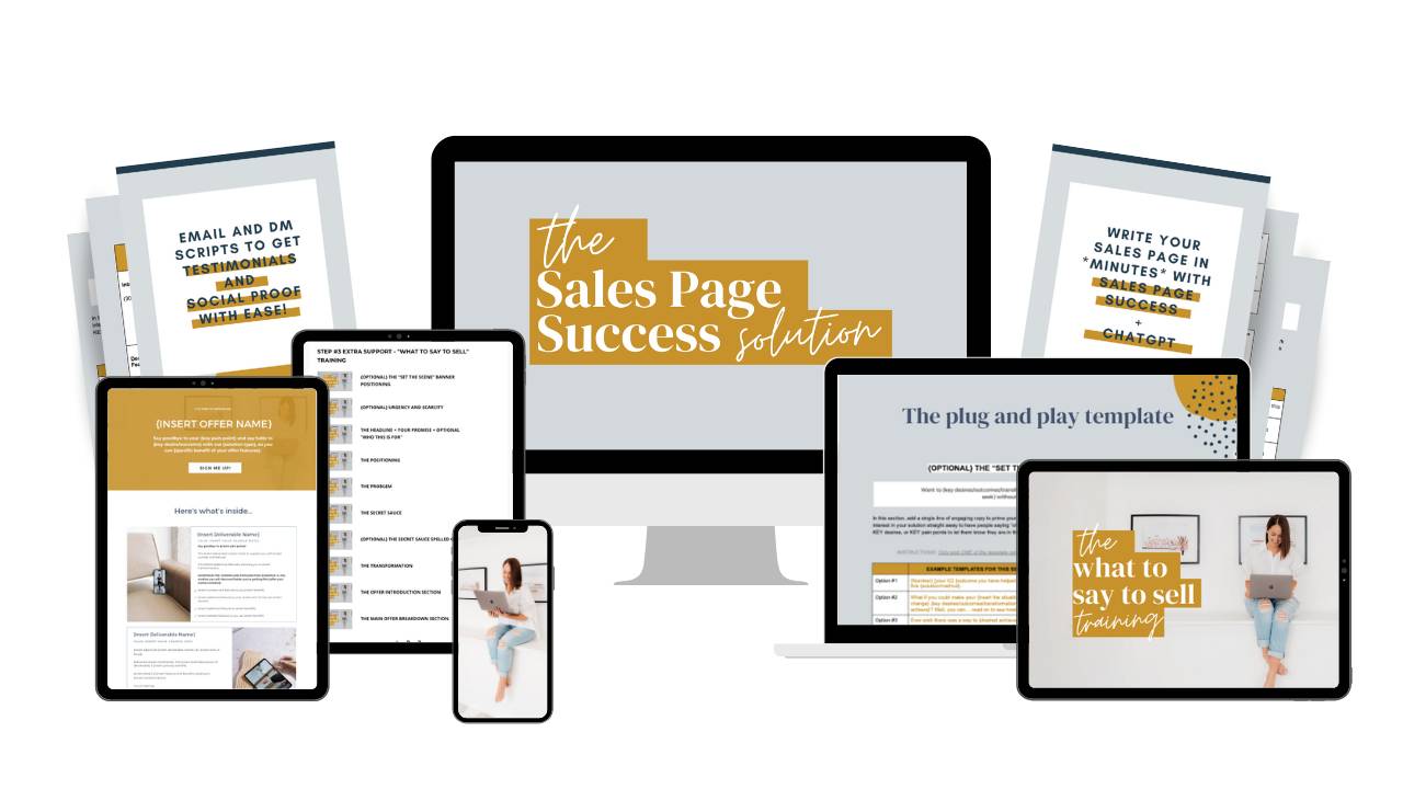 The Sales Page Success Solution