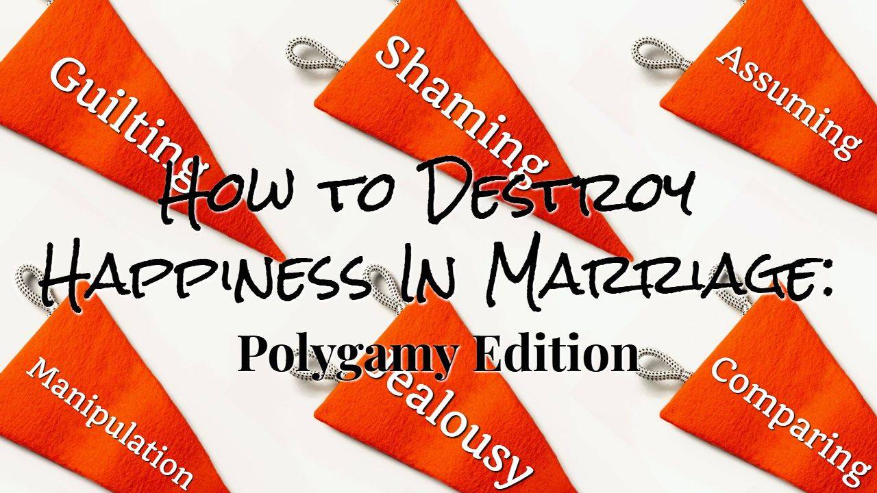 How to Destroy Happiness In Marriage: