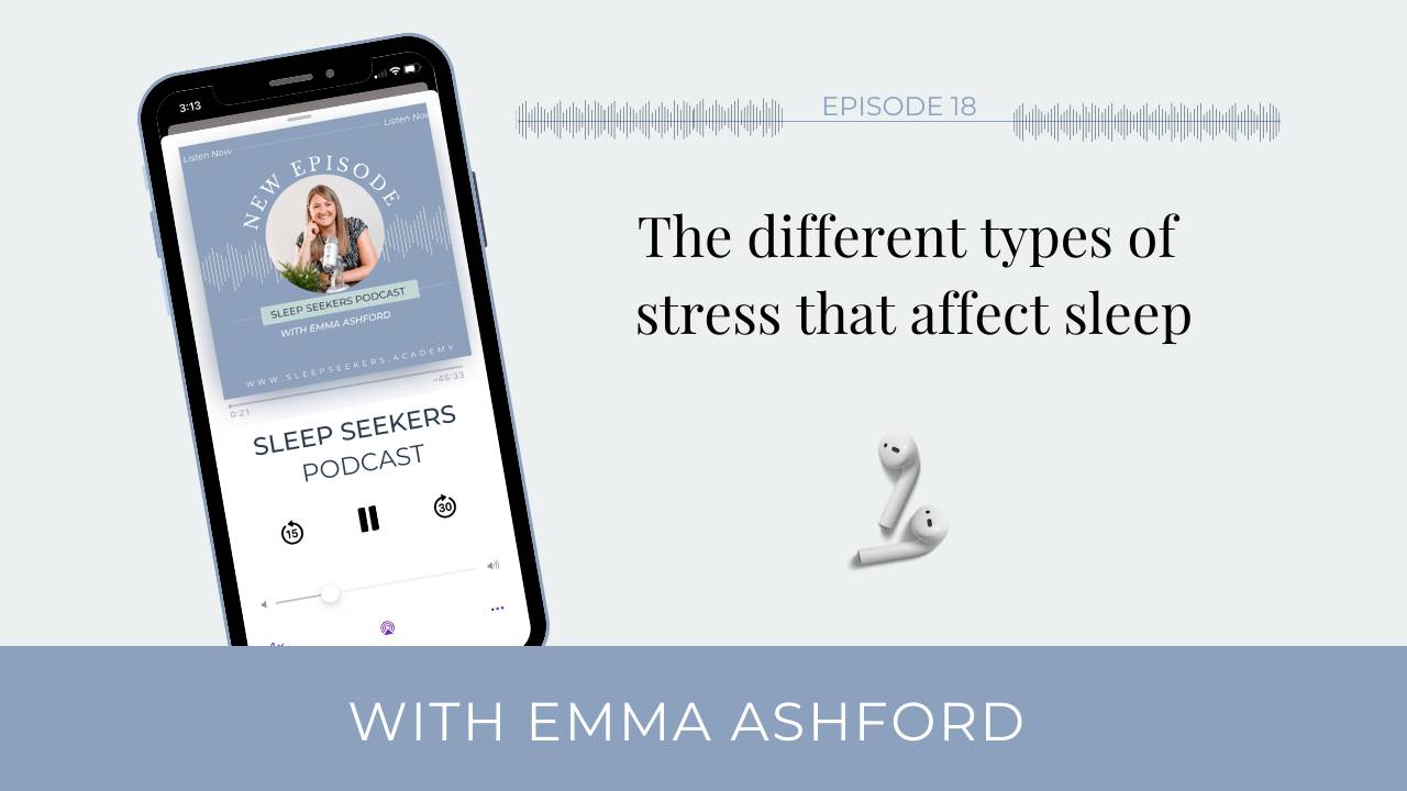 The different types of stress that affect sleep