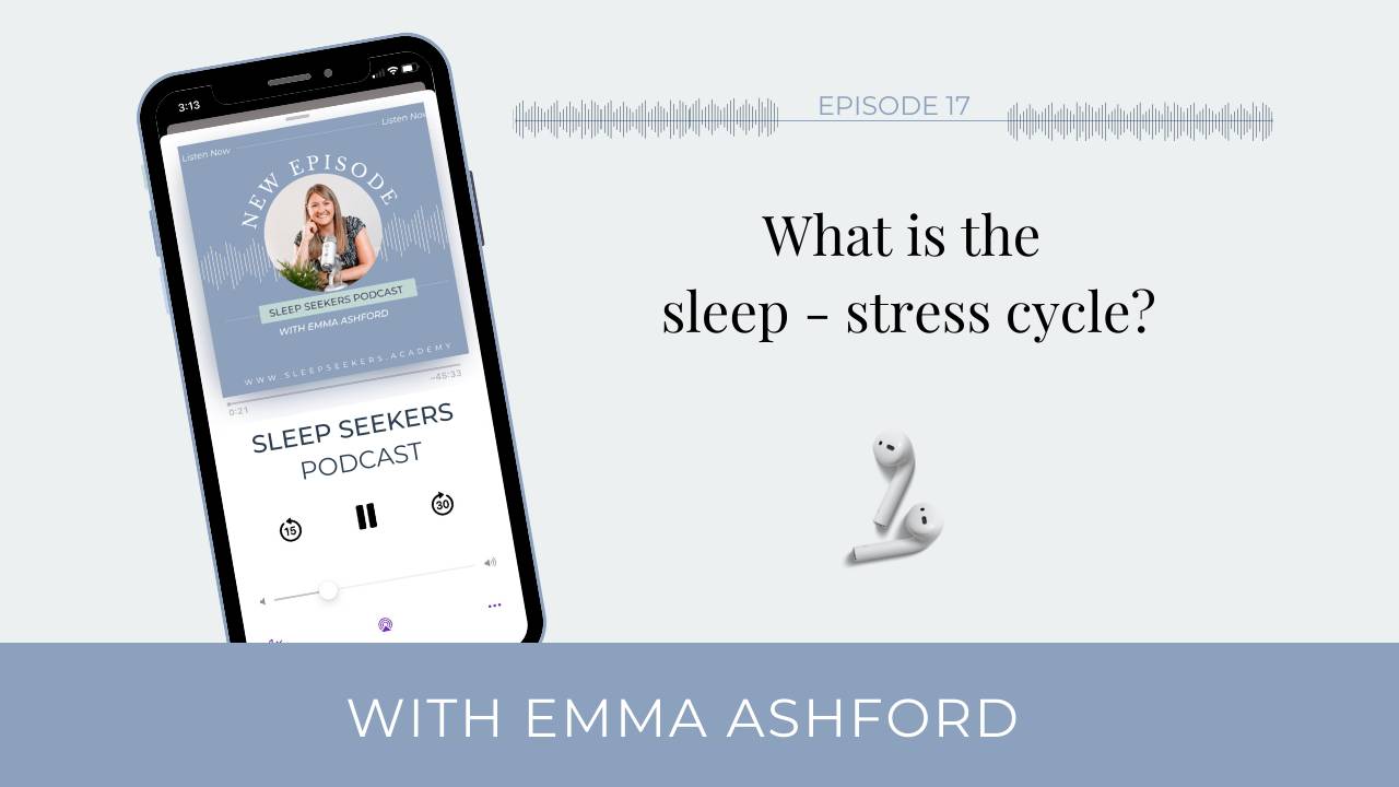 What is the sleep-stress cycle?