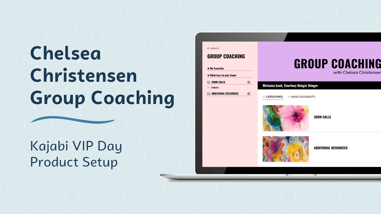 Client Showcase | Group Coaching | Kajabi Product