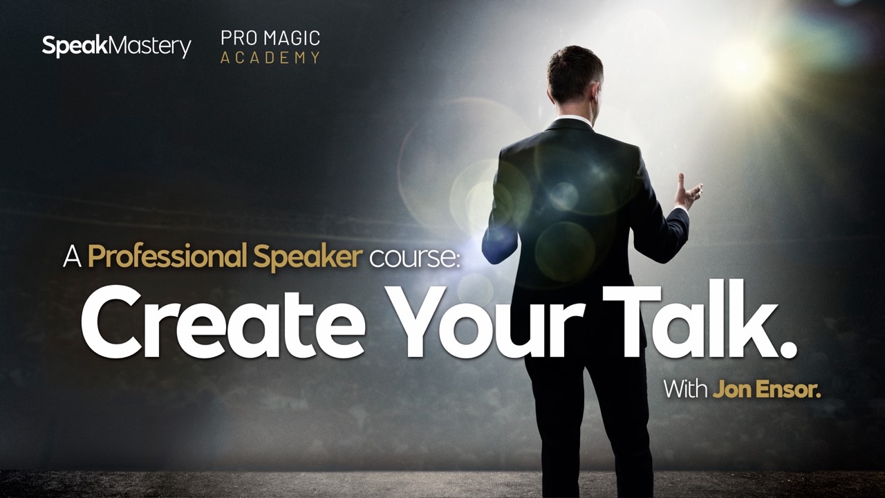 Create Your Talk - with Jon Ensor