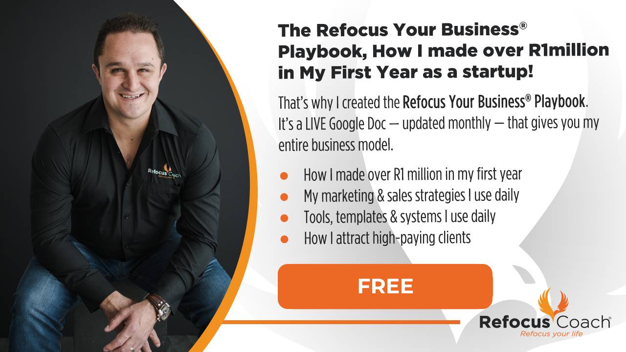 Refocus Your Business® Playbook, Special Offer with Private Coaching