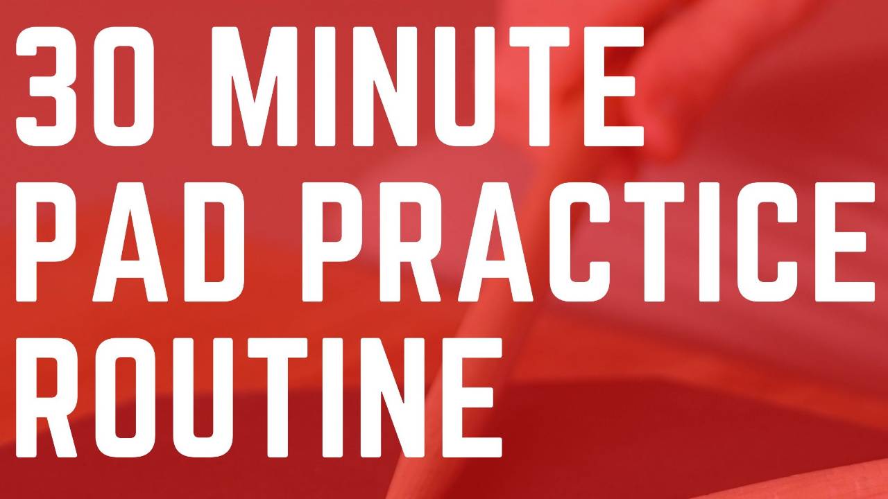 30 Minute Pad Routine for Drummers Without a Drumset