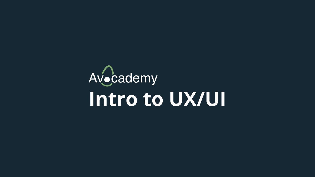 Introduction to UX Design Course | Avocademy