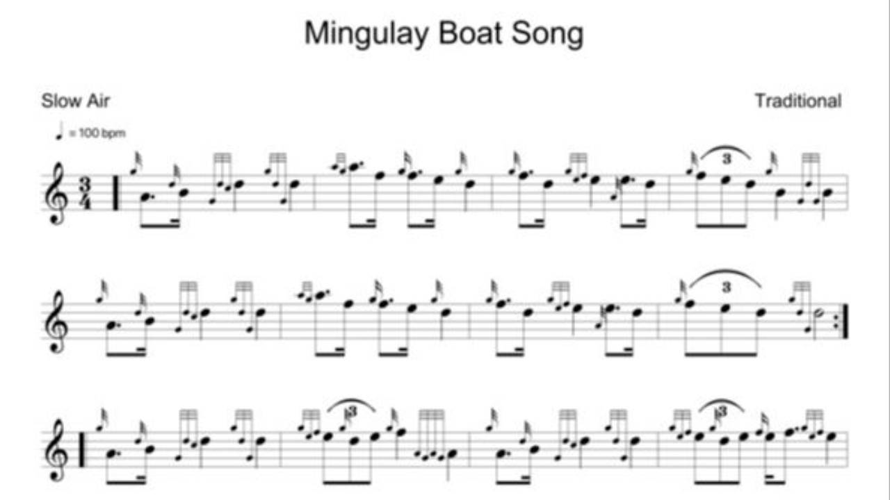 Mingulay Boat Song Bagpipe Sheet Music – Printable PDF