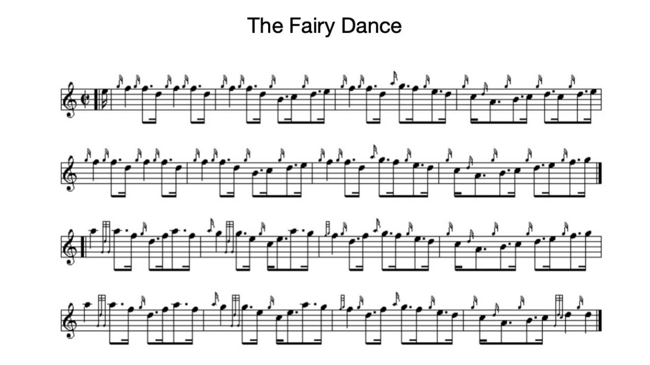 The Fairy Reel Bagpipe Sheet Music – Printable