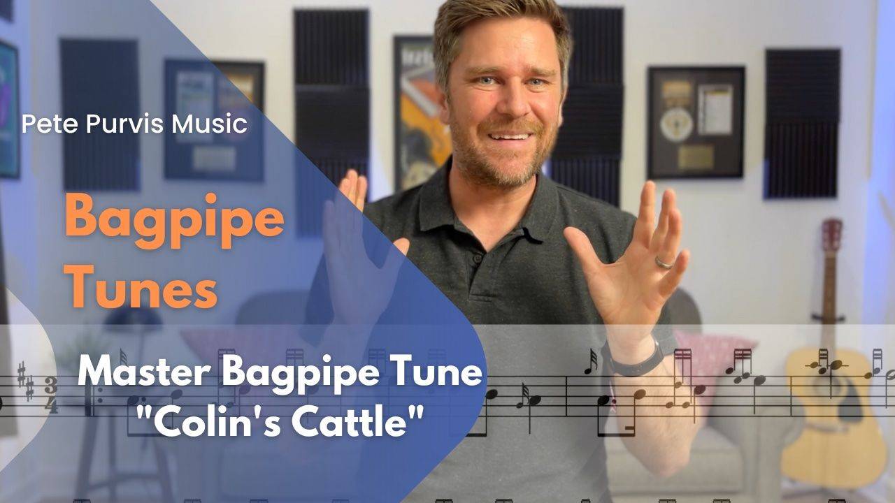 Learn Bagpipe Tune Colin's Cattle with Sheet Music and Video