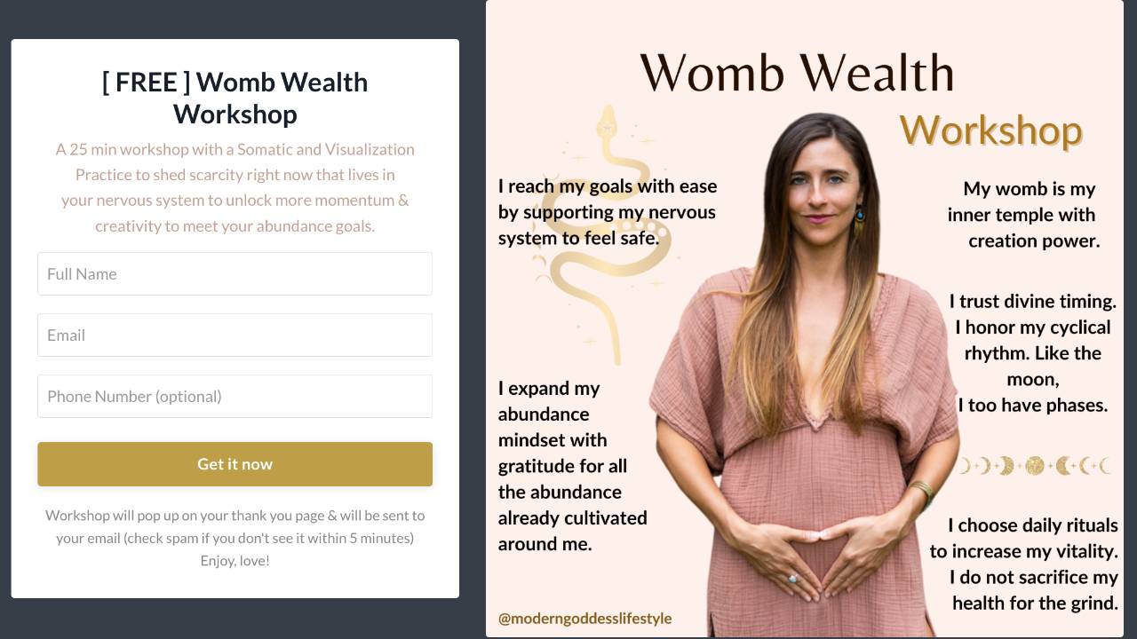 receive free workshop