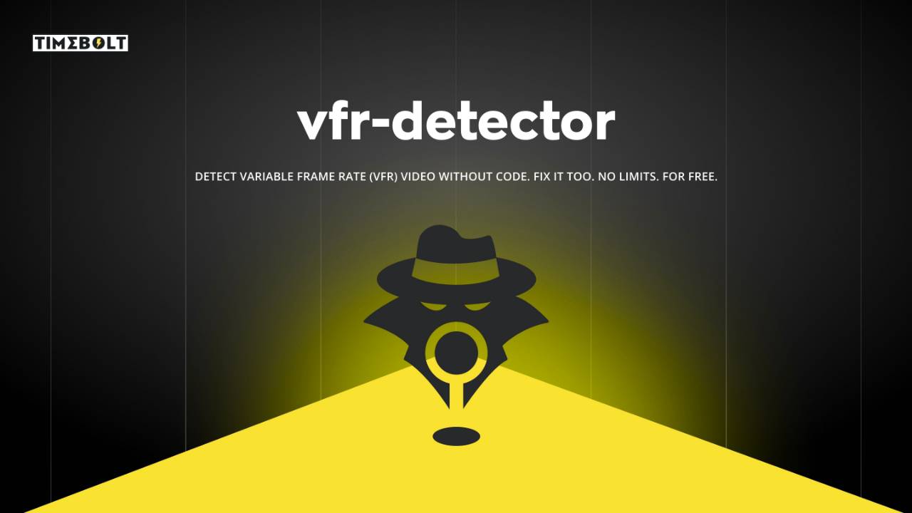 Is your video recorded in Variable Frame Rate? | Free VFR Detector